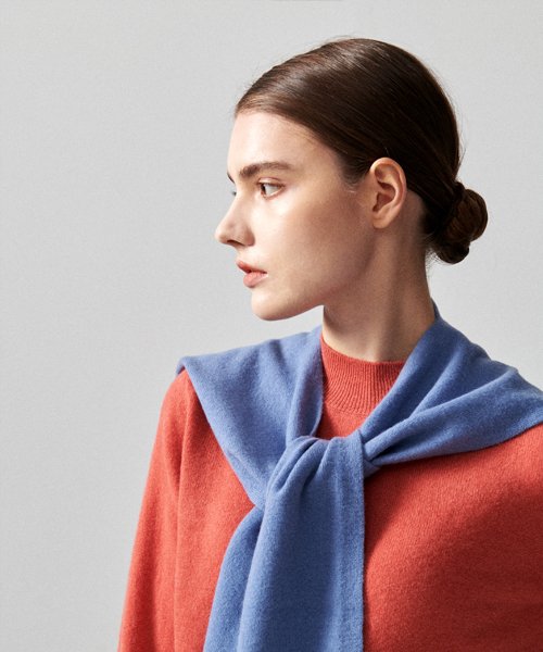 MUSINSA | WHITE PROJECT WOOL CARDIGAN MUFFLER [7COLOR]