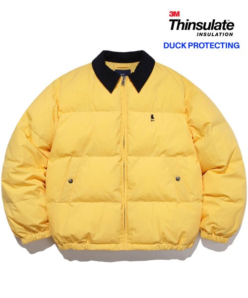 MUSINSA | YALE WARM UP+ SHORT PUFFER (PADDING) YELLOW