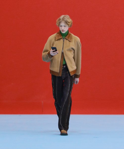 MUSINSA | ANDERSSON BELL Timothy Panel Wide Jeans apa576m (INDIGO & BLACK)