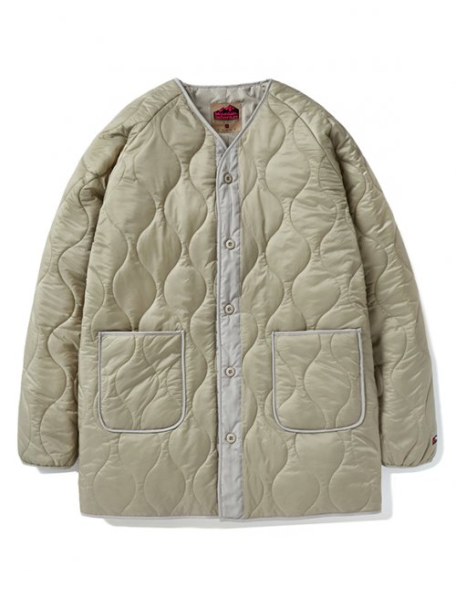 MUSINSA | FLUKE 3M M65 Long Quilted Jacket Beige FPJ211