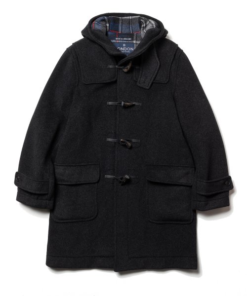 런던트레디션(LONDONTRADITION) Mens Erica Duffle Coat - Charcoal Mcrae 182 ...
