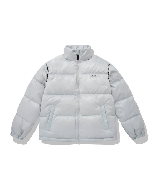 MUSINSA | CHUCK Piping Duck Down Padding (Light Gray)