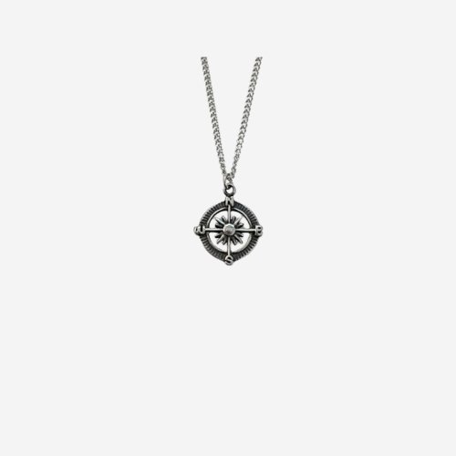 MUSINSA | SILVERTAG STN-M5 Surgical Compass Necklace