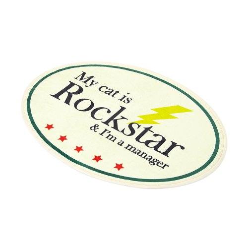 MUSINSA公式 | JOEGUSH My cat is Rockstar Mini Rug (Ivory)