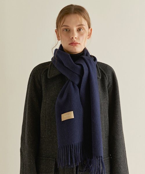 할렌(HALDEN) wool color muffler (M007_navy) - 사이즈 & 후기 | 무신사