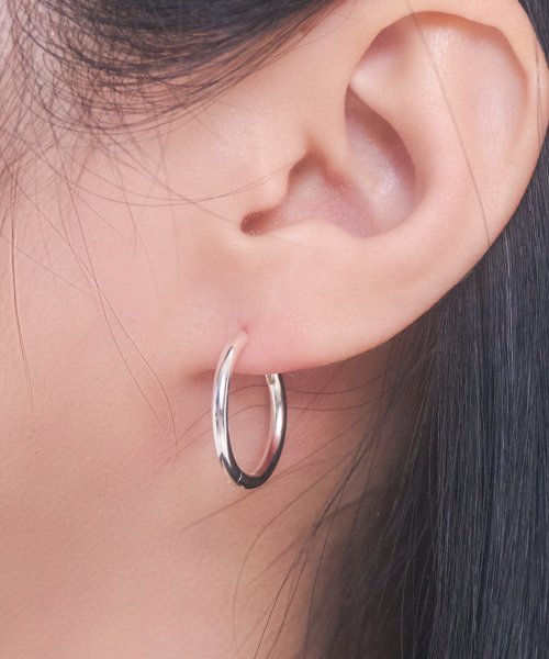 MUSINSA | POSTLUDE [SILVER] M HOOP E