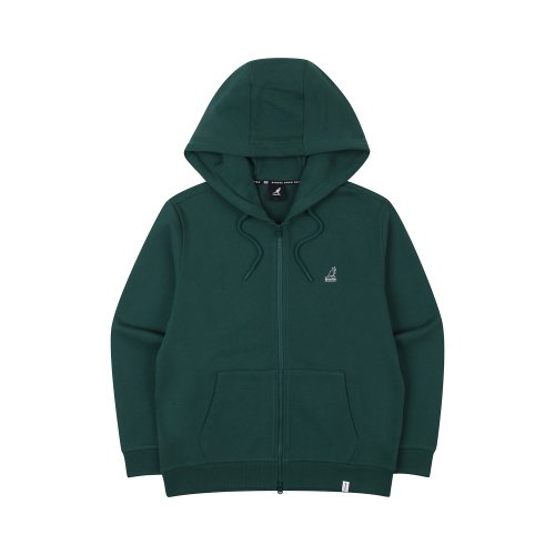 MUSINSA | KANGOL Basic Symbol Zip-up 2123 Green