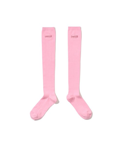 오아이오아이 컬렉션(OIOI COLLECTION) OISTUDIO LOGO LONG SOCKS_PINK - 사이즈 & 후기 | 무신사