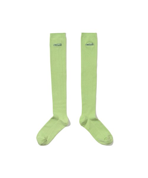 오아이오아이 컬렉션(OIOI COLLECTION) OISTUDIO LOGO LONG SOCKS_GREEN - 사이즈 & 후기 | 무신사