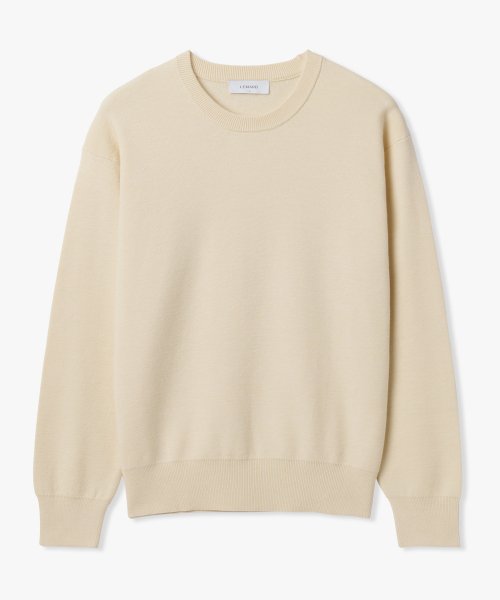 MUSINSA | LEMARD Standard Round Knit - Sand Beige