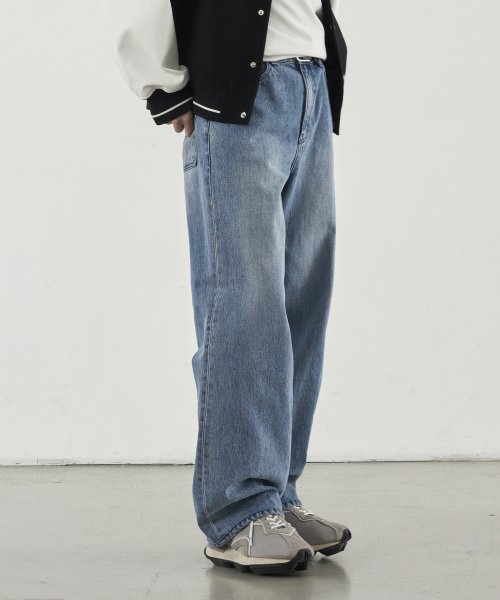 MUSINSA | DRAW FIT Relaxed New Wide Denim [LIGHT BLUE]