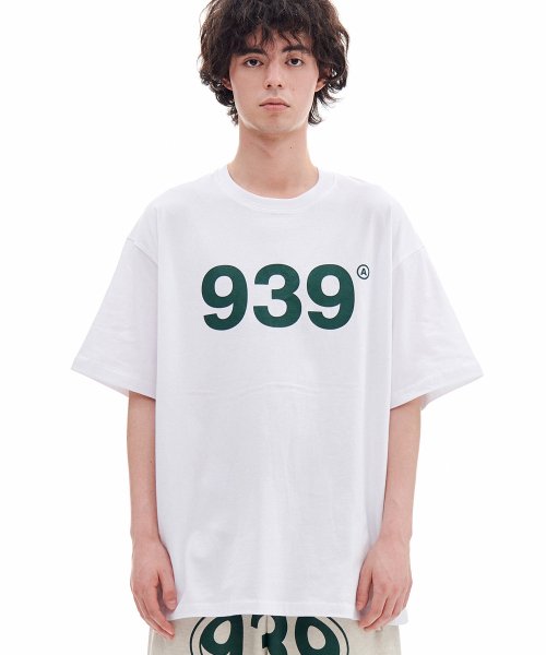 MUSINSA | ARCHIVE BOLD 939 LOGO T-SHIRTS (WHITE/GREEN)