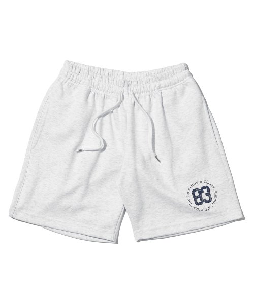 MUSINSA | PAPERBOY Beginning 83 Half Pants - White Melange