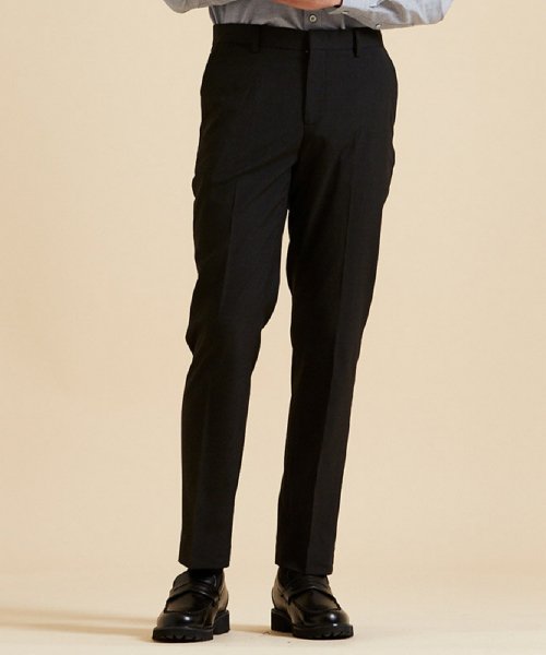 MUSINSA | STCO [2940 inches] Wool Blend Basic Slacks (Gray)
