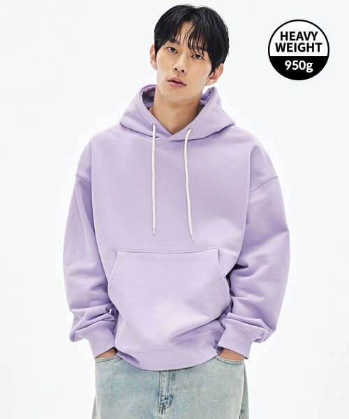 MUSINSA | SOVERMENT 950G Solid Hood - Digital Lavender