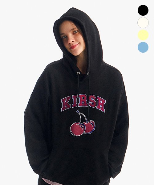 MUSINSA | KIRSH Archie Cherry Logo Sweat Setup Hoodie (Regular)