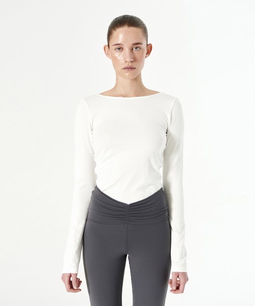 다이애그널(DIAGONAL) DEEP BACK STRAP TEE (ivory) - 사이즈 & 후기 | 무신사