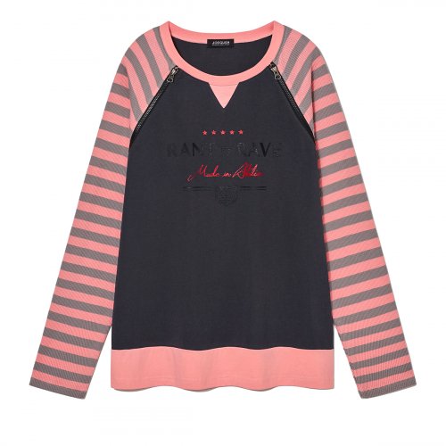 MUSINSA | JOEGUSH RANTNRAVE Guerilla Mask L/S (Grey/Pink)