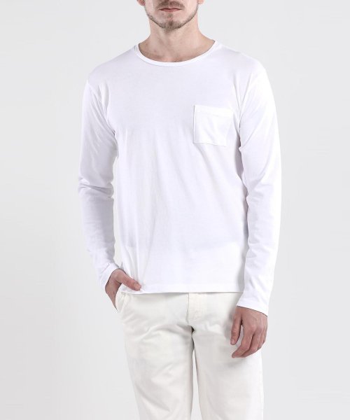빠니깔레(PANICALE) 코튼 포켓 긴소매 티셔츠 [2COLOR] - 사이즈 & 후기 | 무신사