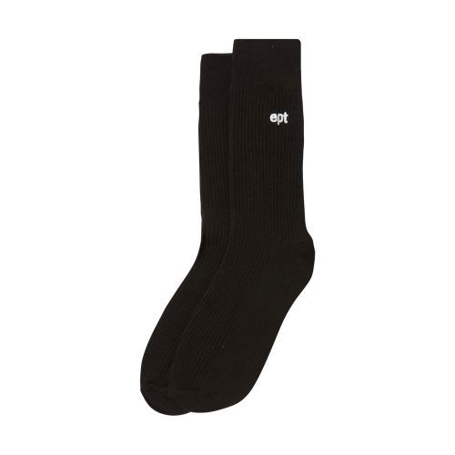MUSINSA | EPT LOGO SOCKS (BLACK)