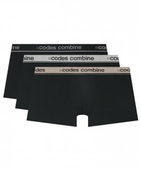 코데즈컴바인 이너웨어(CODES COMBINE INNERWEAR) 에어로쿨 로고아웃밴드 블랙 3PACK 드로즈 - 사이즈 ...