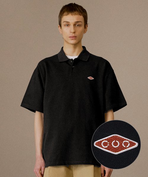디써티원(DTHIRTYONE) PIQUE COLLAR T-SHIRT_BLACK - 사이즈 & 후기 | 무신사