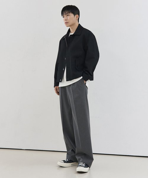 MUSINSA | DRAW FIT [Draw Fit X Gang Stylist] Two-tuck Banding Wide ...