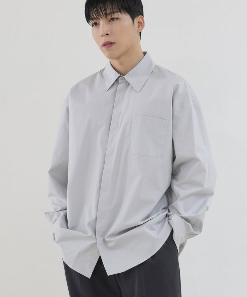 MUSINSA | DRAWFIT [Draw Fit X Kang Stylist] Paper Cotton Overfit Shirt ...