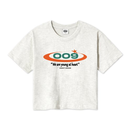 MUSINSA | VENHIT 009 LOGO Crop Short Sleeve T-shirt