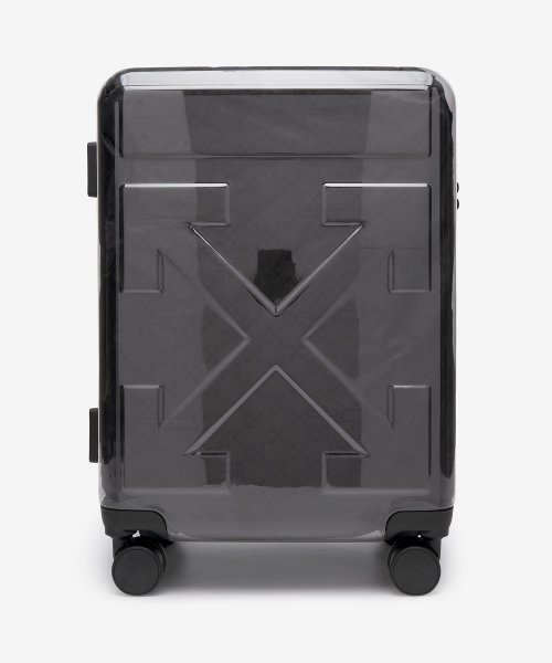 MUSINSA | Off White Arrow Translucent Travel Carrier - Black ...