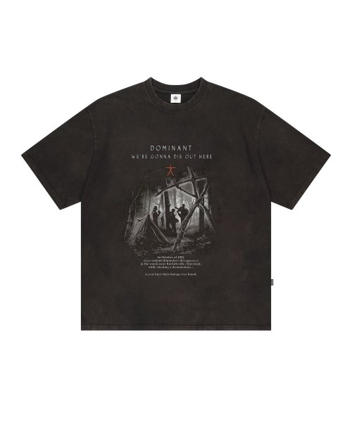 도미넌트(DOMINANT) Vintage Washing Blair Tee Black - 사이즈 & 후기 | 무신사