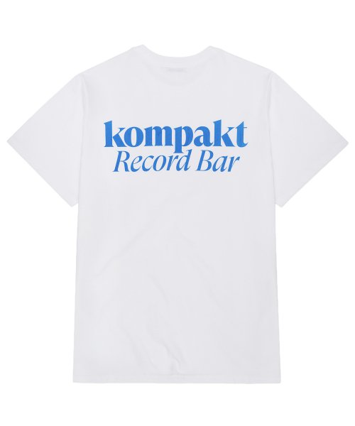 MUSINSA公式 | KOMPAKT RECORD BAR New Symbol T-Shirts - White/Blue