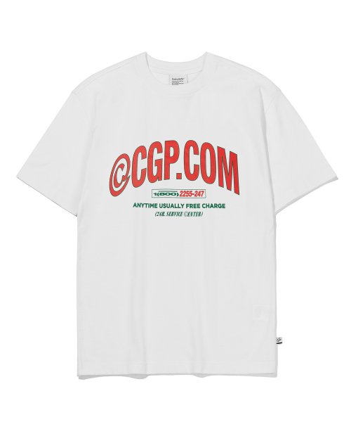 MUSINSA | Codegraphy CGP at Mark Commercial Short Sleeve T-Shirt_White