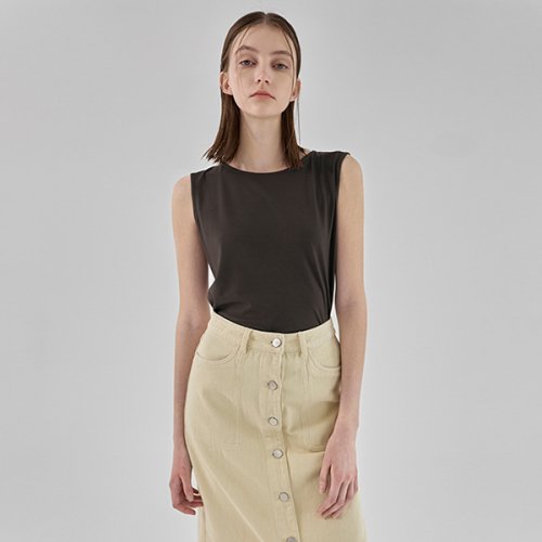 MUSINSA | ATELIER NAIN Basic Soft Sleeveless Tee (RT-6396)