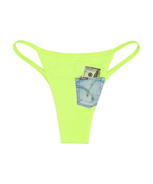 MUSINSA公式 | BADEE Strap Briefs Neon Green