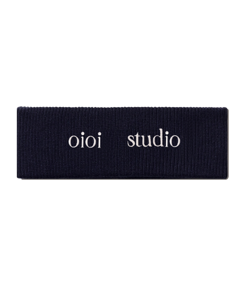 오아이오아이 컬렉션(OIOI COLLECTION) 레이어드 로고 스포츠 헤어밴드_네이비 - 후기 | 무신사