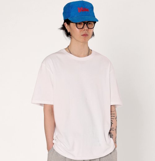 MUSINSA | REBRENNER Basic Short Sleeve Tee White