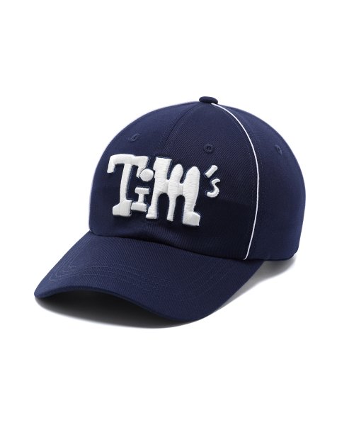 MUSINSA | TIMCOMIX TIM LOGO PIPING CAP BLUE