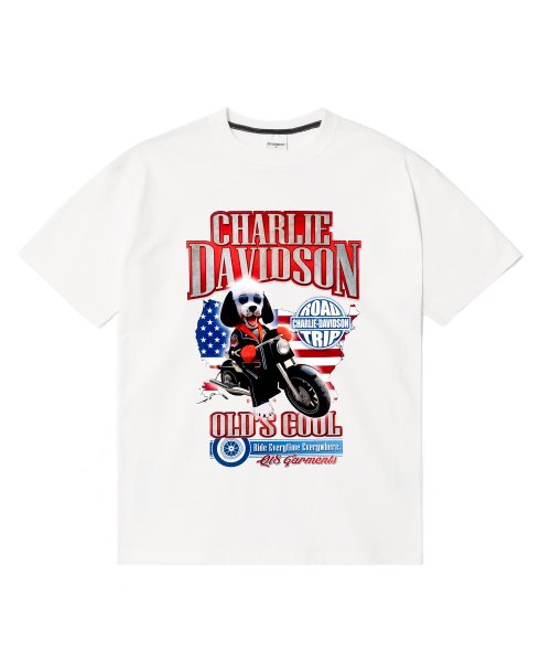 MUSINSA | QT8 GARMENTS LS Charlie Davidson Tee (Ivory)