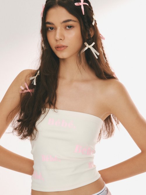 MUSINSA | NOIRNINE Bébé Tube Top [PINK]