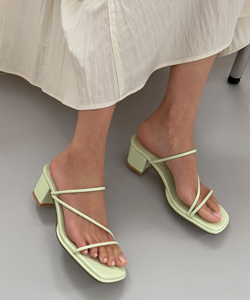 MUSINSA | SAPPUN Beryl Strap Sandal Mule (5cm)