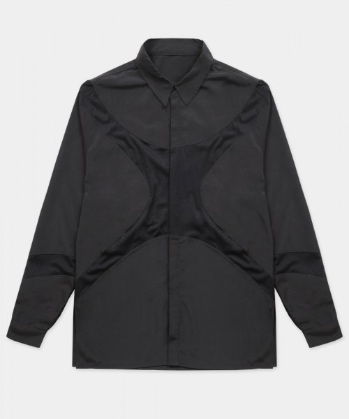 MUSINSA | BADBLOOD Tribal Panel Shirt Large Fit - Black