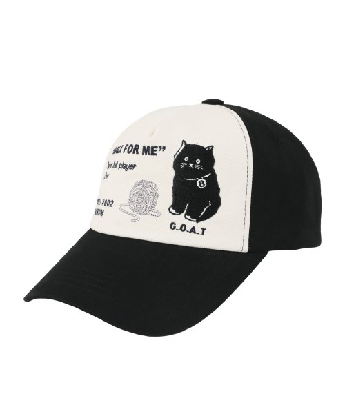MUSINSA | SUIBOM Ball For Me Ball Cap - Ivory / Black