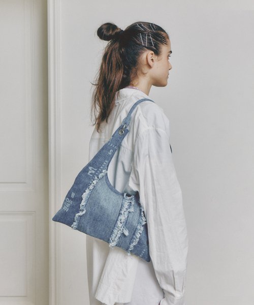 MUSINSA | MARGESHERWOOD FLAT HOBO_denim