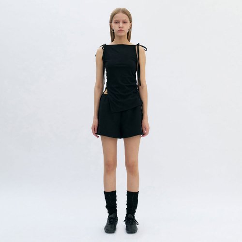 MUSINSA | YUNSE Hatch Boxer Shorts (Black)