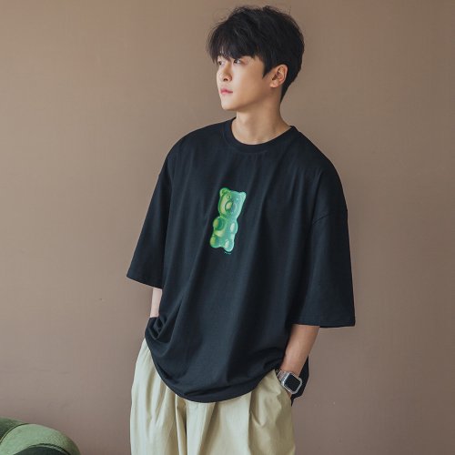 MUSINSA | ALVINCLO XL~4XL Big Size Jelly Bear Warrior Overfit Short ...