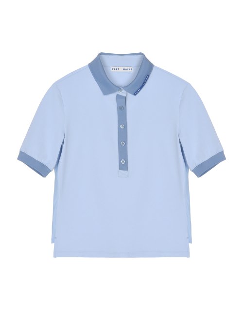 포트메인(PORT MAYNE) MOVEMENT MESH GOLF SHIRT - POWDER BLUE - 사이즈 & 후기 | 무신사
