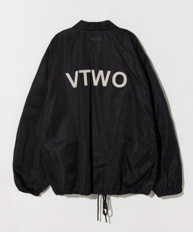 MUSINSA | VTWO 7051 Logo Patch Nylon Jacket_Black