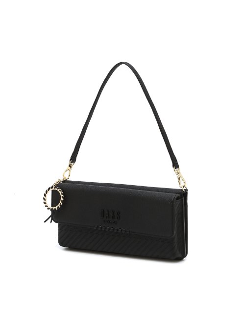 닥스 여성 액세서리(DAKS WOMENS ACCESSORIES) [HOUSE CHECK] 블랙 패턴배색 소가죽 장지갑 ...
