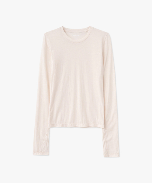 MUSINSA | SUNBURN PROJECT 3 LAYERED LONG SLEEVE T-SHIRTS (PEACH)
